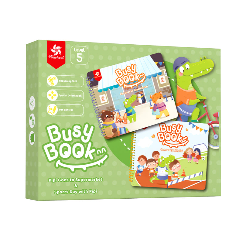 Pinwheel Busy Book - Level 5 小鳄鱼忙碌书5阶