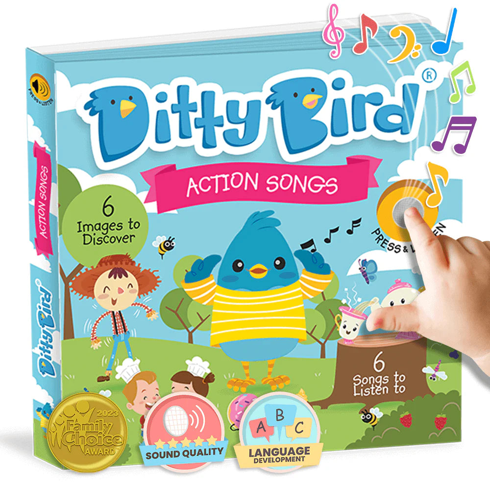 Ditty Bird Sound Book Motor Skills: Action Songs